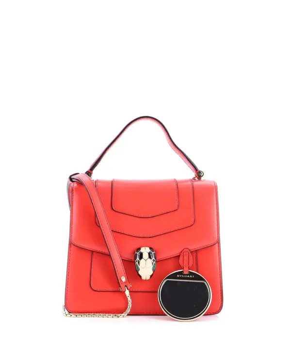 BVLGARI Small Serpenti Forever Top Handle Bag