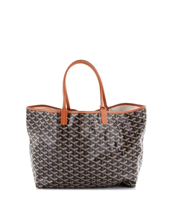 Goyard Pm Saint Louis Coated Canvas Tote - Brown
