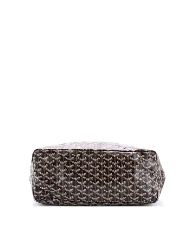 Goyard Pm Saint Louis Coated Canvas Tote - Brown