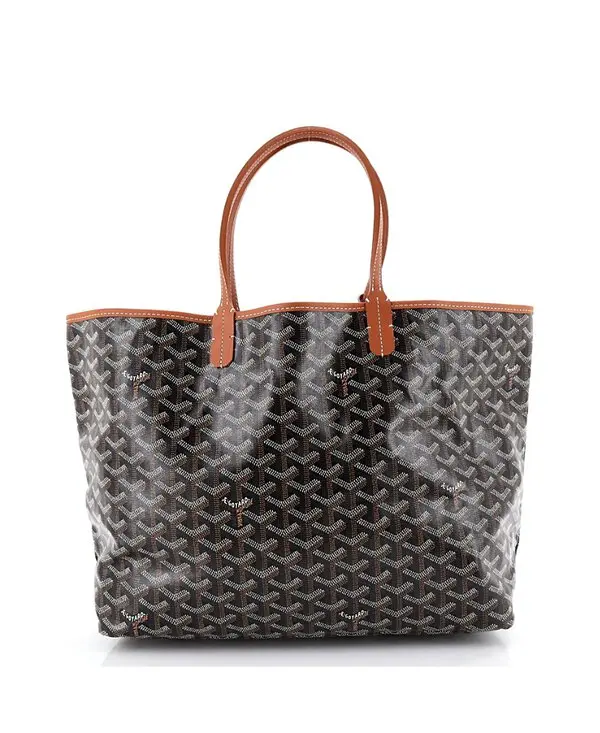 Goyard Saint Louis Pm Tote Coated Canvas - Brown