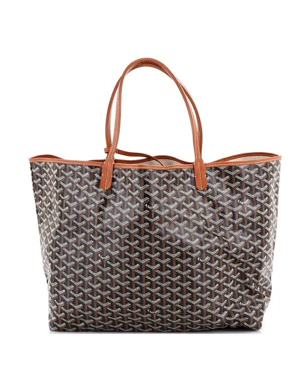 Goyard Gm Saint Louis Tote Coated Canvas - Brown