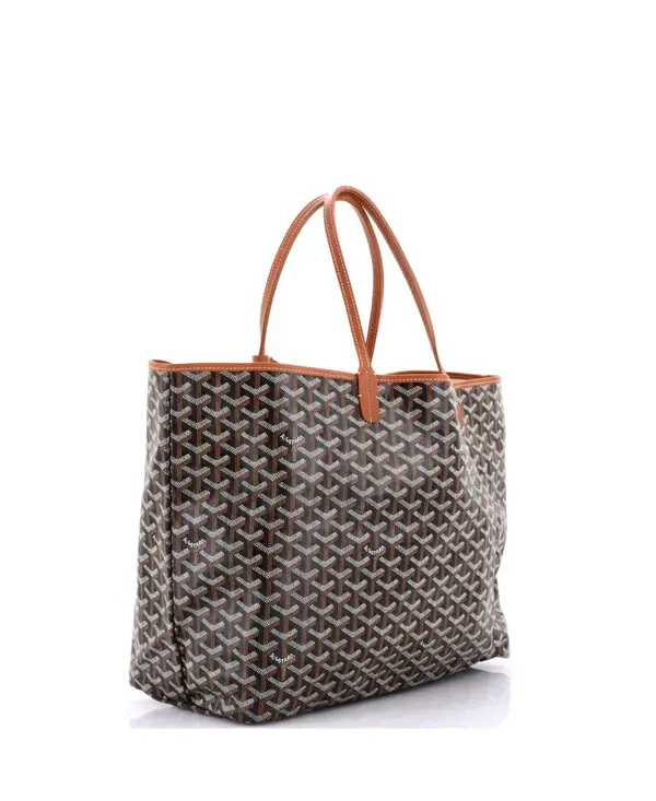 Goyard Gm Saint Louis Tote Coated Canvas - Brown