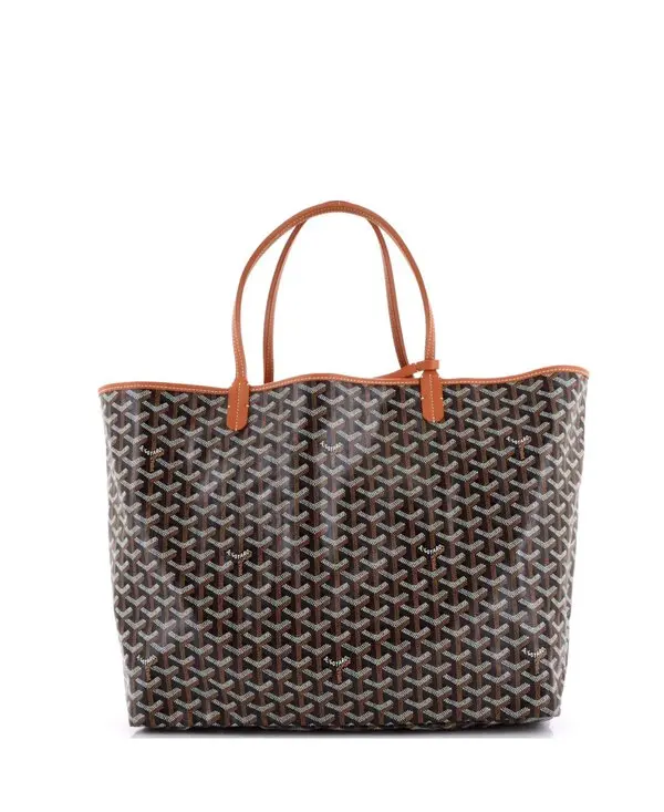 Goyard Gm Saint Louis Tote Coated Canvas - Brown