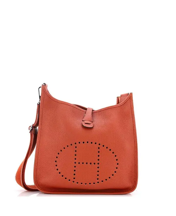 Hermès Pm Evelyne Bag Gen Iii Clemence - Brown