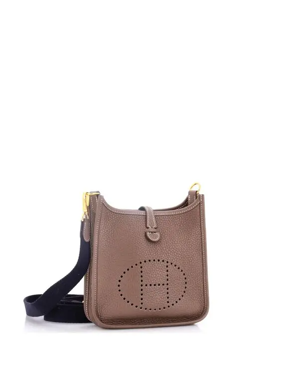 Hermès Tpm Evelyne Bag Gen Iii Clemence - Gray