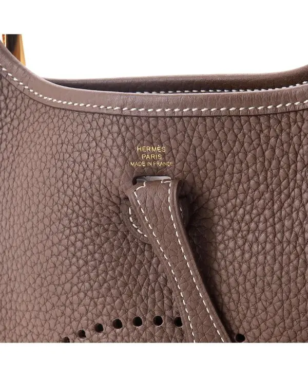 Hermès Tpm Evelyne Bag Gen Iii Clemence - Gray