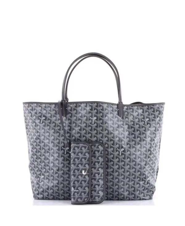 Goyard Gm Saint Louis Tote Coated Canvas - Gray
