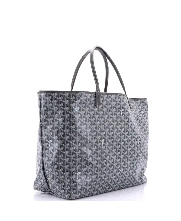 Goyard Gm Saint Louis Tote Coated Canvas - Gray