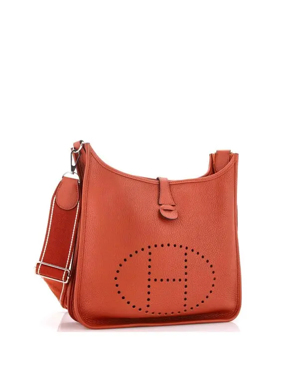 Hermès Pm Evelyne Bag Gen Iii Clemence - Brown