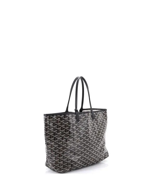 Goyard Pm Saint Louis Tote Coated Canvas - Black