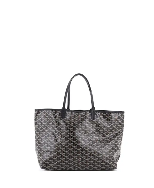 Goyard Pm Saint Louis Tote Coated Canvas - Black