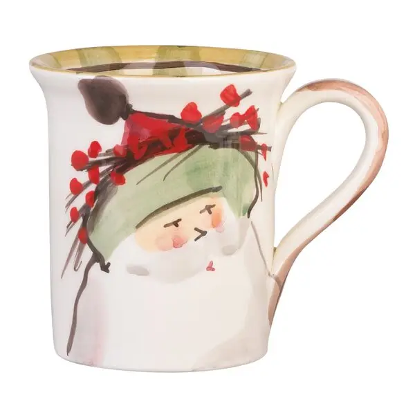 VIETRI Old Saint Nick Mug, Set Of 4