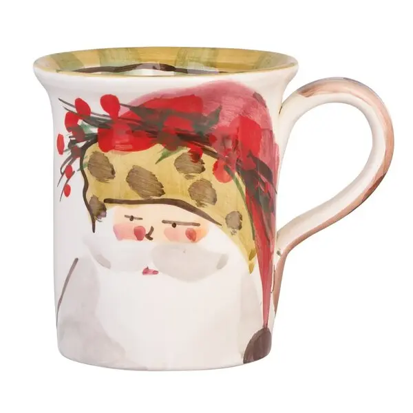 VIETRI Old Saint Nick Mug, Set Of 4