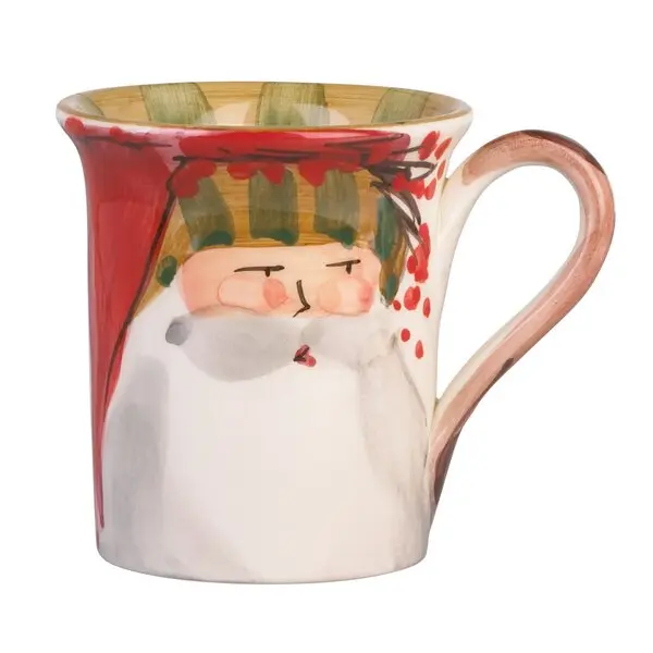 VIETRI Old Saint Nick Mug, Set Of 4