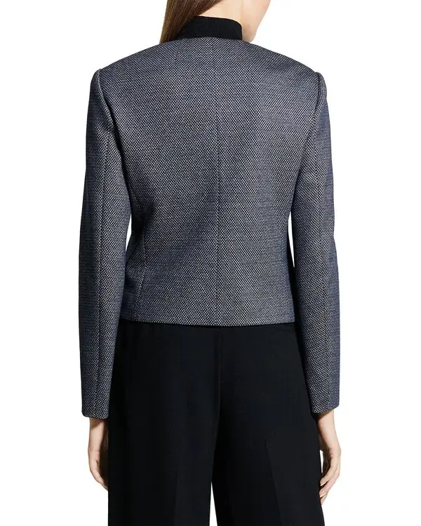 Theory Herringbone Tweed Jacket