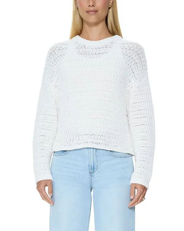 PISTOLA Katya Relaxed Crewneck Sweater - Le Blanc