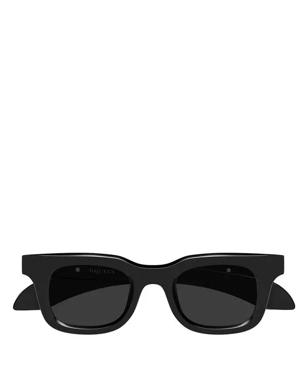 Alexander McQueen Rectangular Sunglasses, 46mm