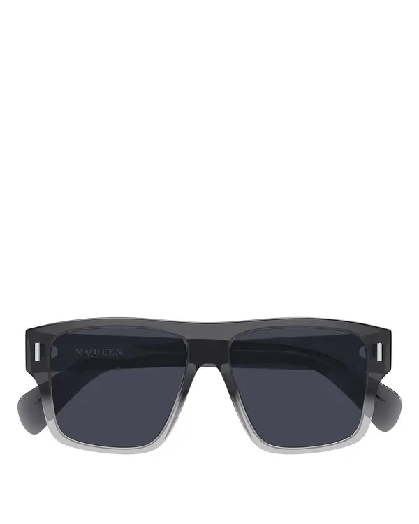 Alexander McQueen Rectangular Sunglasses, 55mm