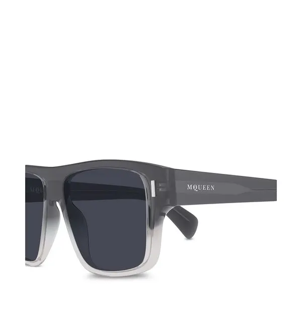 Alexander McQueen Rectangular Sunglasses, 55mm