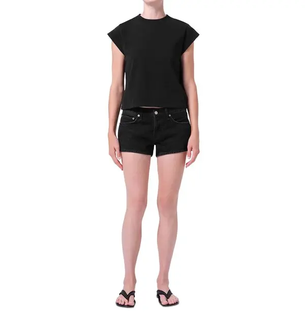 AGOLDE Low Rise Parker Denim Shorts