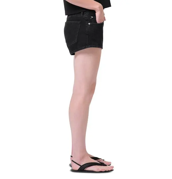 AGOLDE Low Rise Parker Denim Shorts