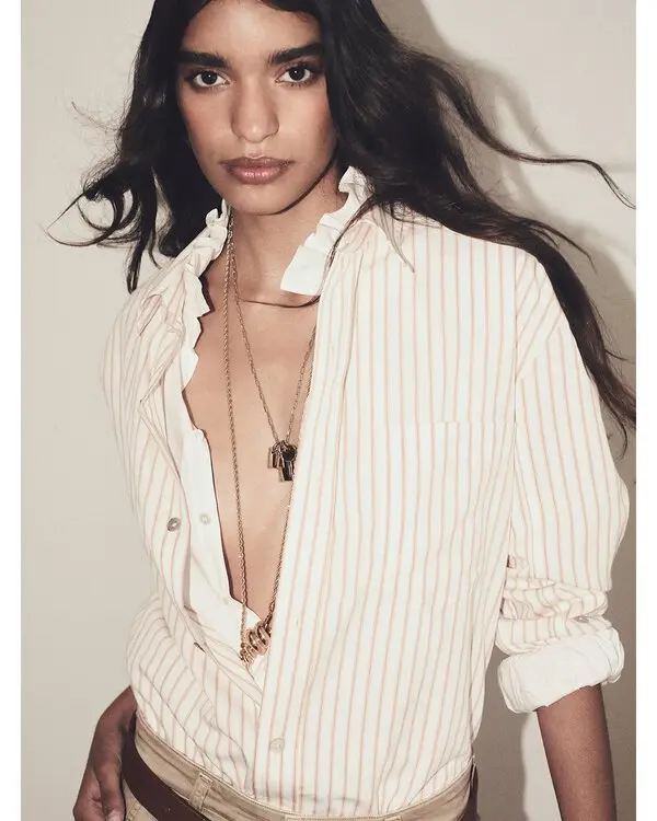 Citizens Of Humanity Kayla Button-front Shirt - Sherbert Stripe