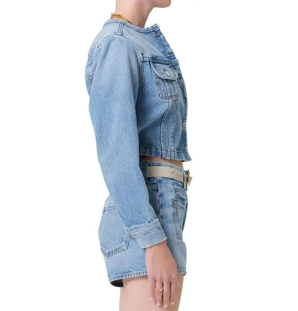 Citizens Of Humanity Devin Collarless Denim Jacket - Cecil