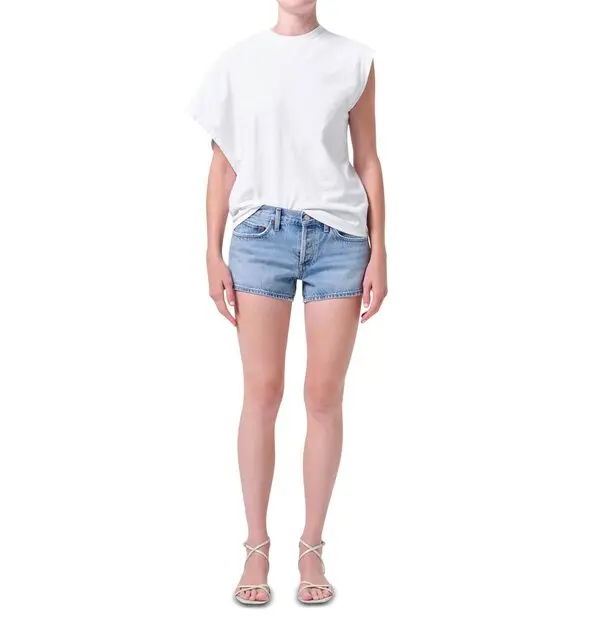 AGOLDE Low Rise Parker Denim Shorts