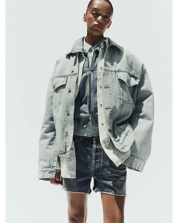 AGOLDE Nye Denim Shorts
