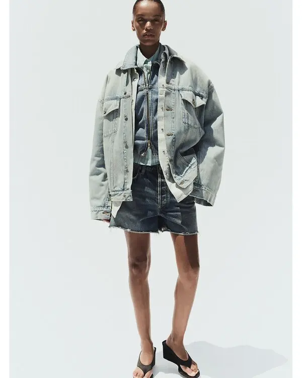 AGOLDE Nye Denim Shorts