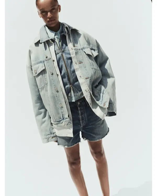 AGOLDE Nye Denim Shorts