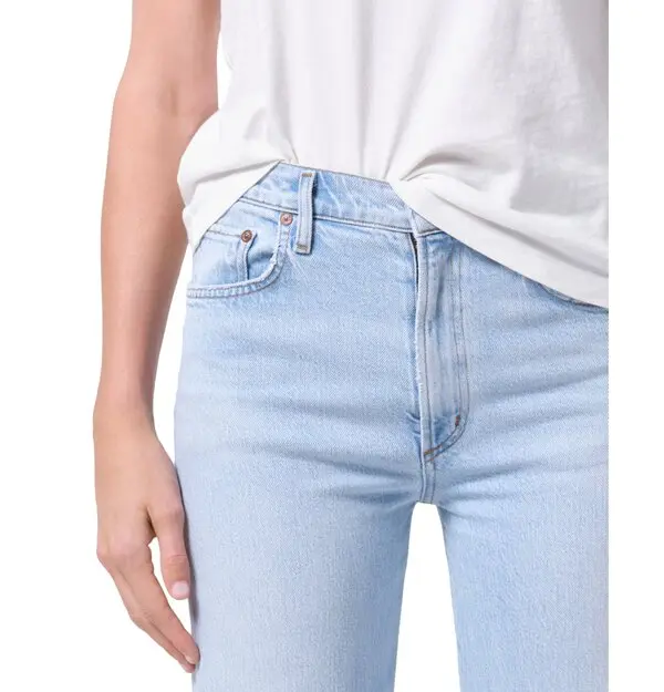 AGOLDE Harper Mid-rise Relaxed Straight Jeans - Flaunt