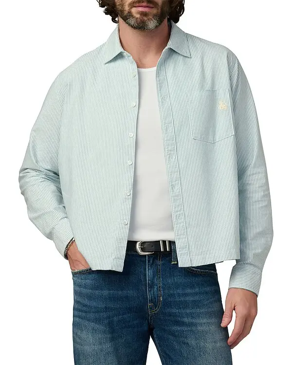 Joe's Jeans The Keanu Stripe Shirt - Mallard