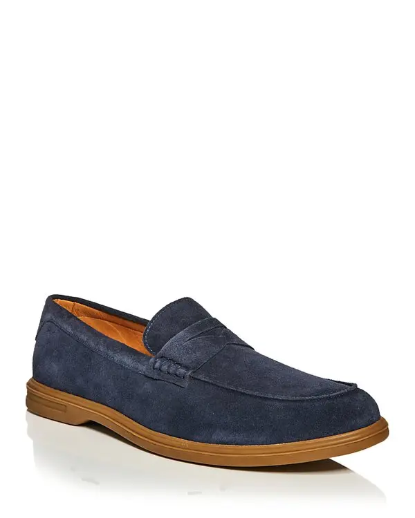 Peter Millar Excursionist Penny Loafers - Dark Navy