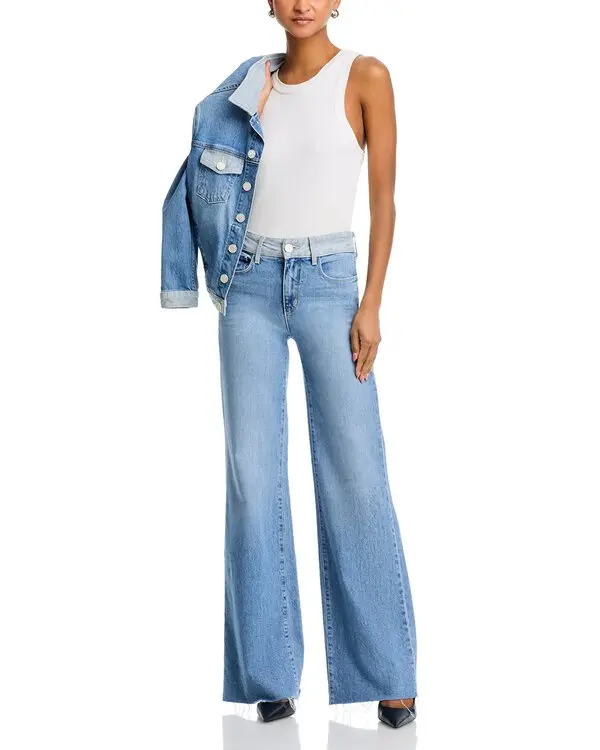 L'Agence Louane Ultra High-rise Wide-leg Jeans