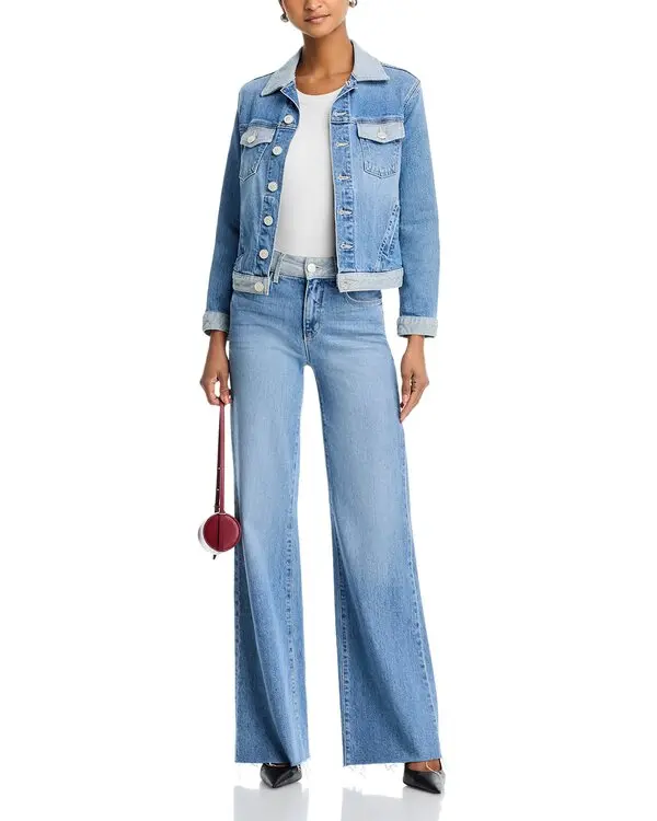 L'Agence Maven Slim Denim Jacket - Bexley