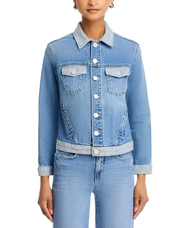 L'Agence Maven Slim Denim Jacket - Bexley