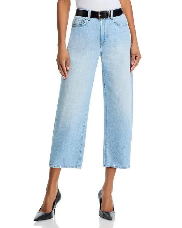 L'Agence Mallis High Rise Bow Leg Jeans - Brea