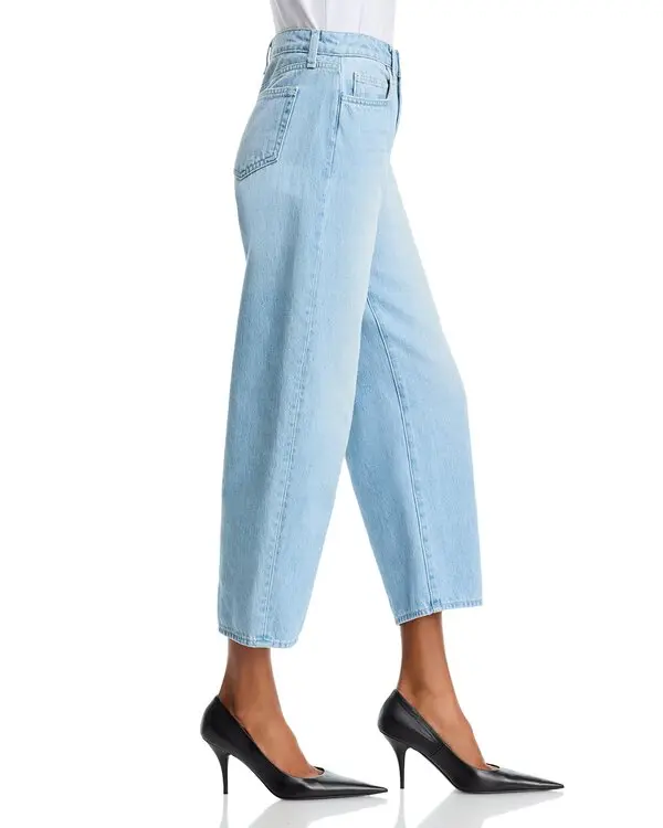 L'Agence Mallis High Rise Bow Leg Jeans - Brea
