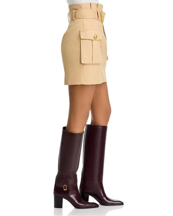 L'Agence Maelis Mini Skirt - Macadamia