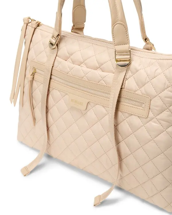 Mz Wallace Park Medium Quilted Satchel