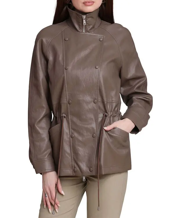 Avec Les Filles Slouchy Anorak Jacket - Cafe
