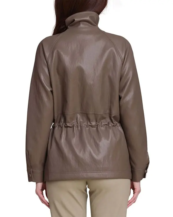Avec Les Filles Slouchy Anorak Jacket - Cafe