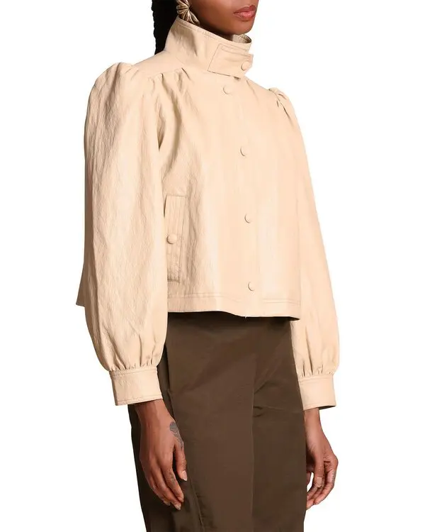 Avec Les Filles Puff Sleeve Short Jacket
