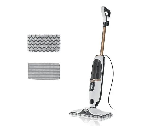 SHARK Steamspot Steam Mop W/ Steam Blaster & 3 Washable Pads - One-color