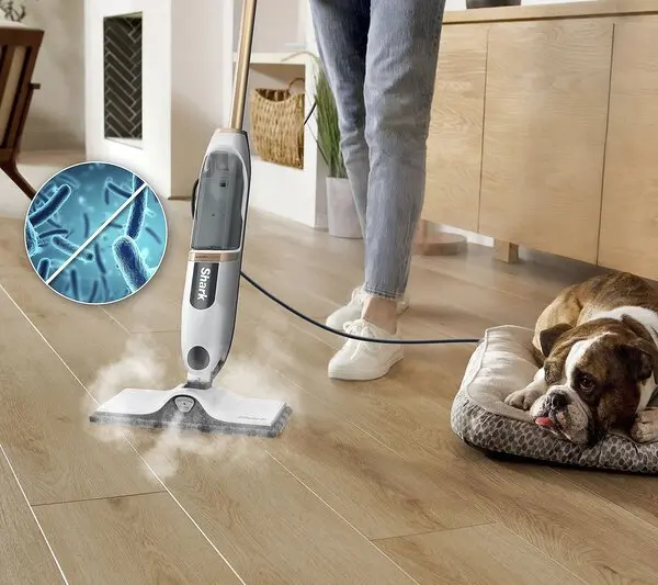 SHARK Steamspot Steam Mop W/ Steam Blaster & 3 Washable Pads