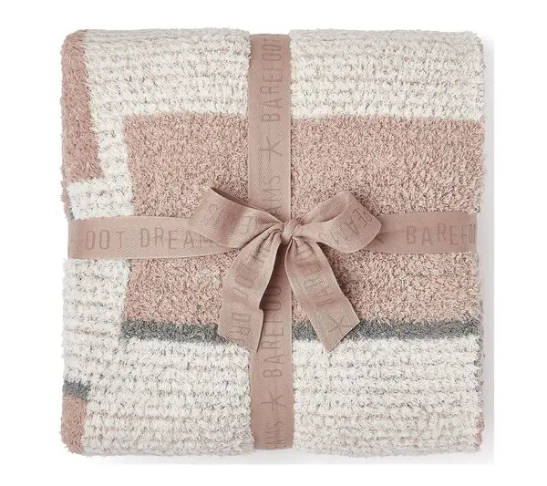 Barefoot Dreams Cozychic Cotton Playa Checkered Throw - One-color