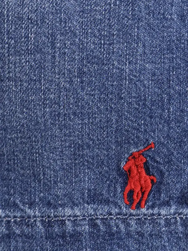 Polo Ralph Lauren Denim Bermuda Shorts With Embroidered Logo