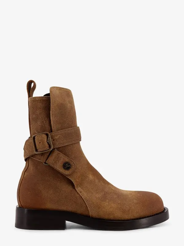 Burberry Suede Boots - Brown