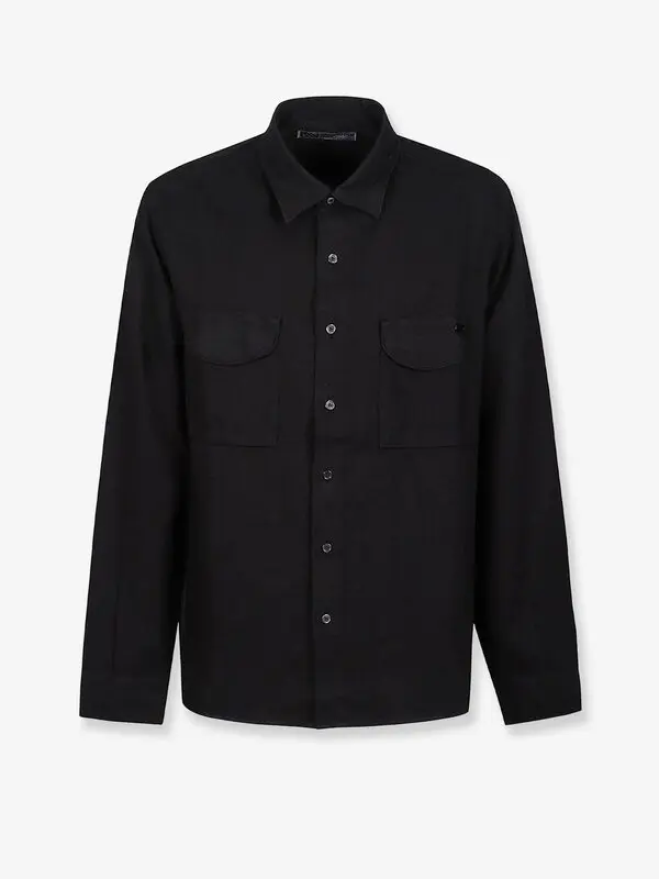 MASSIMO OSTI STUDIO Paper Twill Shirt - Black